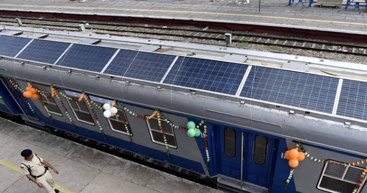 In Pics: India's first solar powered train is on track